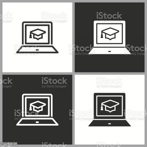 E러닝 교육 아이콘입니다 기호에 자세히 알아보기 벡터 일러스트 절연입니다 간단한 그림입니다 교육에 대한 스톡 벡터 아트 및 기타 이미지 Istock