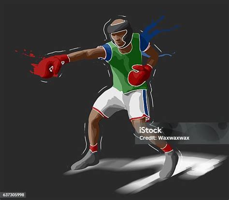 복서 3d 렌더링 스포츠에 대한 스톡 벡터 아트 및 기타 이미지 스포츠 싸우기 운동 선수 Istock