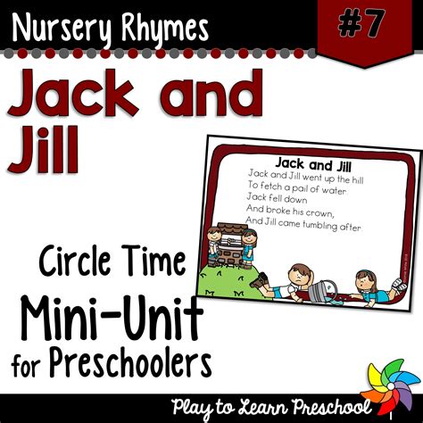 Jack And Jill Nursery Rhyme Printable At Genmagnusblog Blog