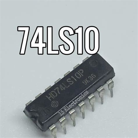 Jual Ic Ttl 74ls10 7410 Nand Gate 3 Inputs Dip 14pin Kab Bandung