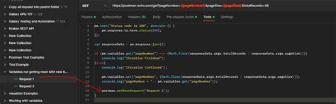 Variables Not Getting Reset With New Iteration Help Hub Postman