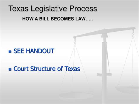 Ppt Texas Legislative Process Powerpoint Presentation Free Download