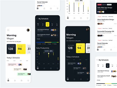 tasks management app on behance