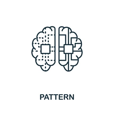 Pattern Icon From Machine Learning Collection Simple Line Pattern Icon For Templates Web