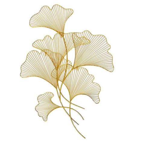 Декор на стену в спальню Листья 100 72 5cm панно из металла интерьерное украшение декор для