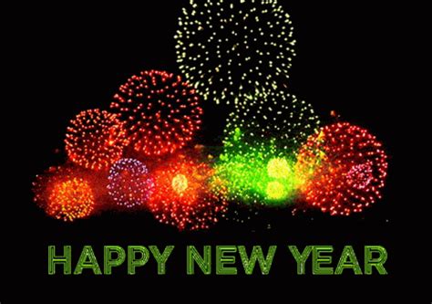Happy New Year Fireworks GIF Happy New Year Fireworks Greeting Discover Share GIFs