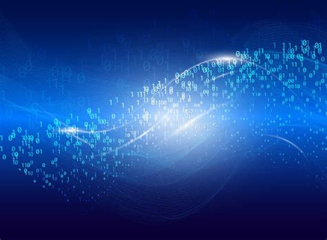 Abstract Wave Binary Stock Illustrations 14339 Abstract Wave Binary Stock Illustrations