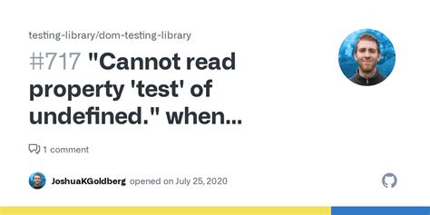 cannot read property test of undefined when undefined passed to matches · issue 717