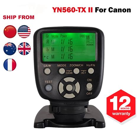 Aliexpress Com Buy Yongnuo YN560 TX C II Manual Flash Controller Commander Transmitter For RF