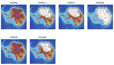 Offline 2 × Pic Simulations Of The Antarctic Ice Sheets Forced By The