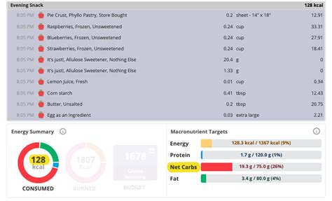 Recipe Isnt Counting Carbs In Diary — Welcome To The Cronometer Community
