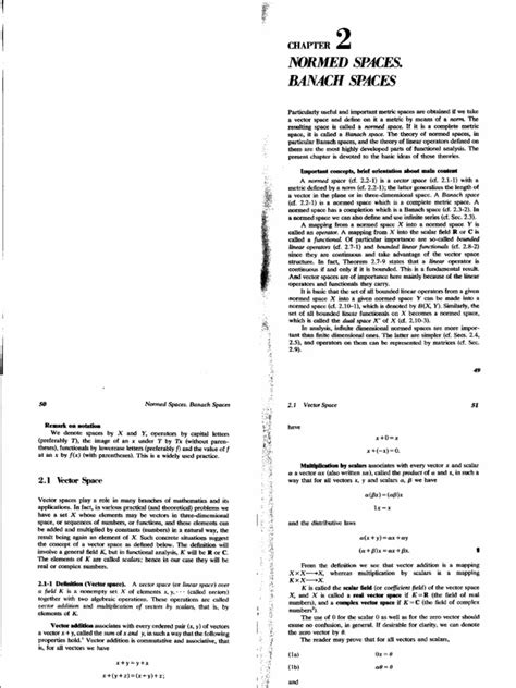 Erwin Kreyszig Introductory Functional Analysis Pages 33 To 44 Pdf