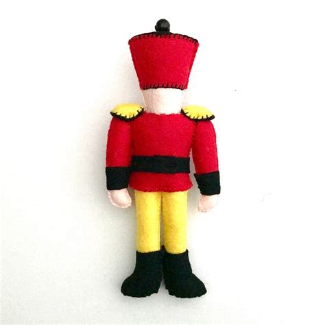 Felt Nutcracker Pdf Sewing Pattern Diy Plushie Toy Sewing Etsy