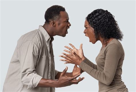 Couple Fighting African Over 2921 Royalty Free Licensable Stock