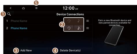 Bluetooth Connection Screen