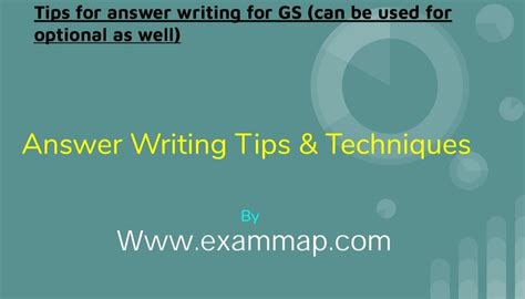 PDF Answer Writing Tips Techniques For UPSC IAS MAINS Pdf For UPSC