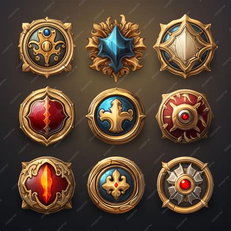 Premium Vector Medieval Game Button For Ui And Ux