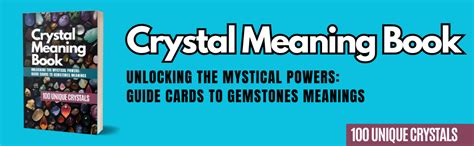 crystal meaning book unlocking the mystical powers guide cards to gemstones meanings slaats
