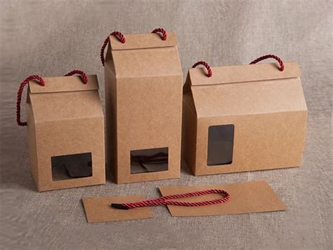 Kraft Paper Boxes With Window Custom Designs Boxes