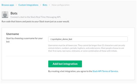 Quickplan Slack Bot Quickplan
