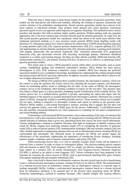 development of system for generating questions answers distractors