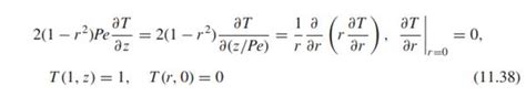 solved solve the following graetz problem using the convection and