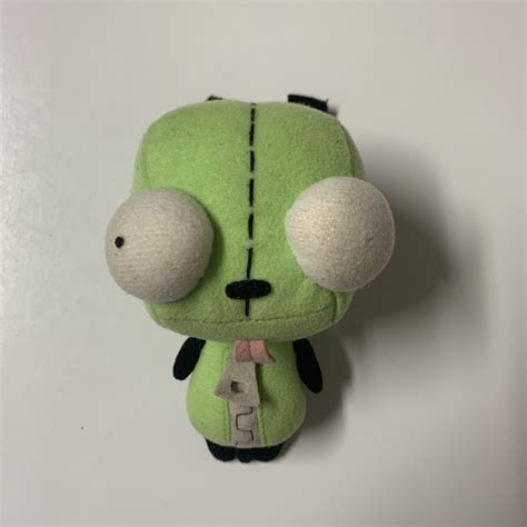 Invader Zim Gir Hund Invader Zim Cartoon Anime Charakter Grüner Hund