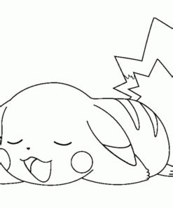 Pickachu Coloring Pages Printable For Free Download