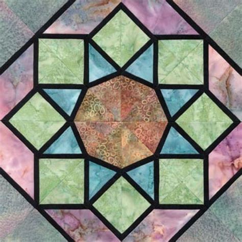 Stained Glass Looking Quilt Patterns