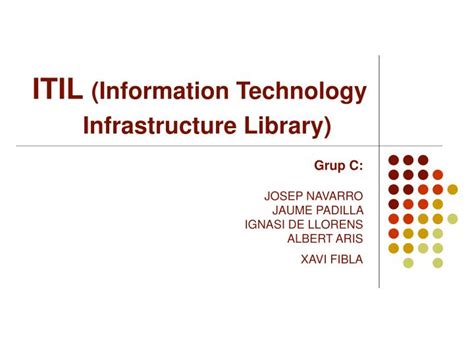 Ppt Itil Information Technology Infrastructure Library Powerpoint Presentation Id 226393