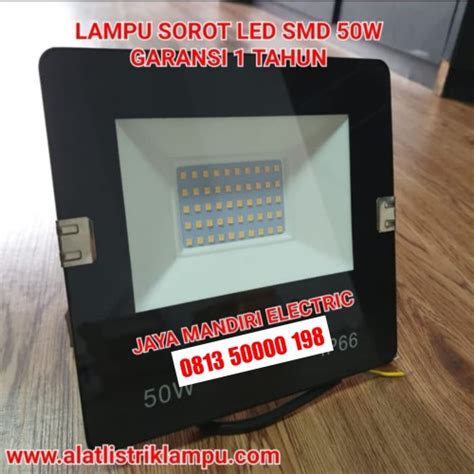 Jual Lampu Sorot Led Watt Floodlight Led W Watt Smd Bergaransi