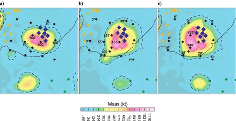 Contour Maps Of The Mass In Each 300 ϫ 300 M Variable Height Model Cell