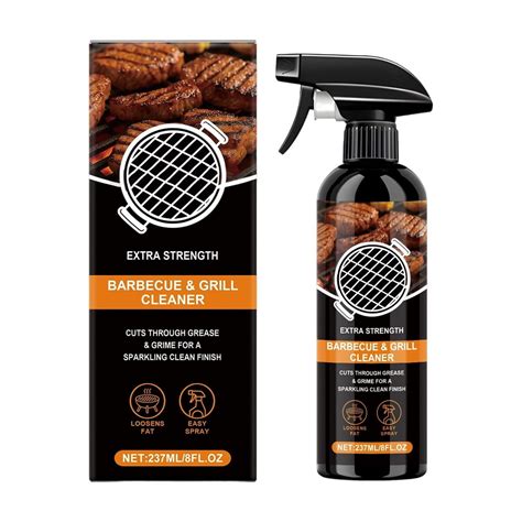 Bbq Grill Cleaner Heavy Duty Bbq Grill Cleaner Spray For Grease And Grime Fast Acting Burnt On