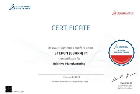 Stephen Jebaraj On Linkedin Additivemanufacturing Solidworks
