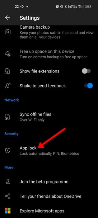 How To Add Passcode To OneDrive App Android IPhone