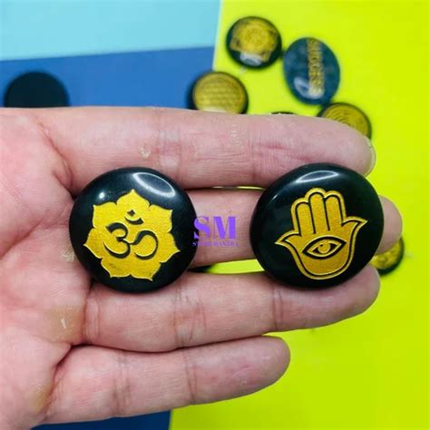 Black Obsidian Natural Healing Crystal Reiki Set Custome Engraved 25 Gram At Rs 50 Piece In