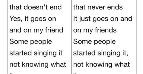 Doesnt End Vs Never Ends Album On Imgur