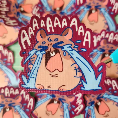 Aaaaaaa Hamster Sticker Wormhole