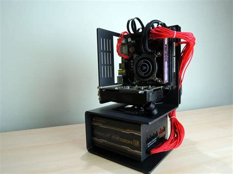 ITX Open Test Rack Aluminum Open Vertical Mini Itx Motherboard Overclocking Casing Water Cooling