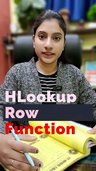 Video On Hlookup Function In Excel Excel Exceltech Education Excelshortcuts Exceltips Youtube