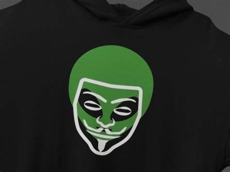 Anonymous Alien Hoodie It Pc Coder Dev Computer Hacker Pullover Sweat
