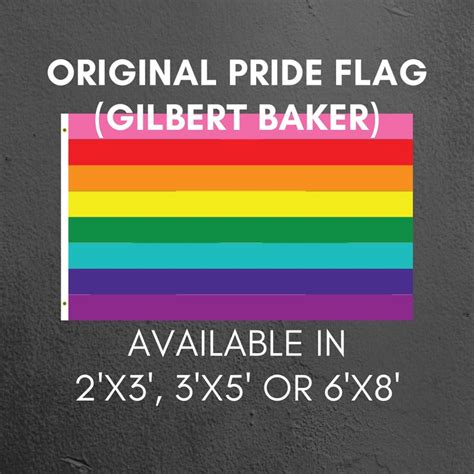 Gilbert Baker Pride Flag Etsy