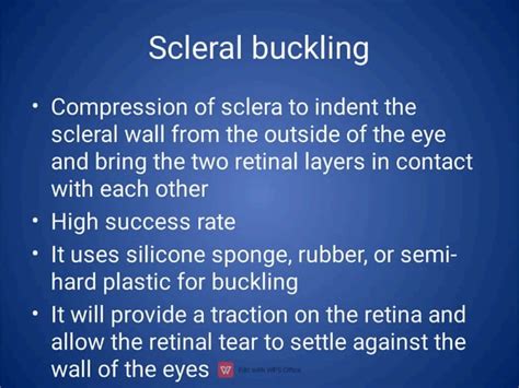 Retinal Detachment Types Of Retinal Detachment Ppt