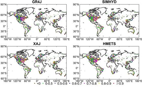 The Distribution Of Kge Value Obtained By Ghms Download Scientific Diagram