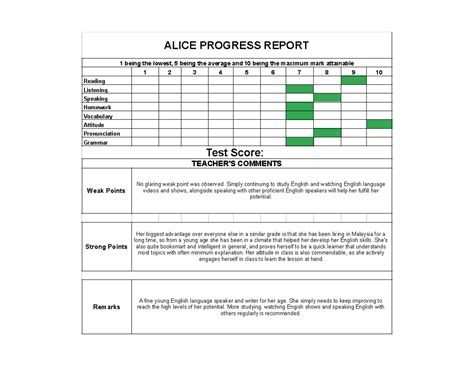 Progress Report Navid Xlsx Kim Sowon January ALICE PROGRESS REPORT Being The Lowest