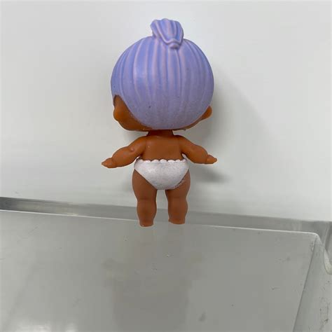 Lol Surprise Lil Sister Purple Hair And White Diaper Shophobbymall