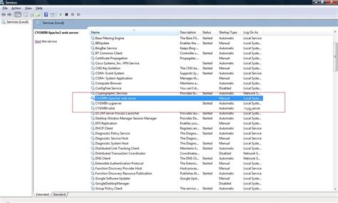 Windows Apache Package In Cygwin Does Not Seem To Work Error Logs