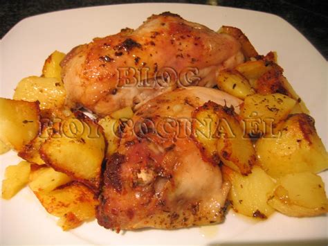 Pollo Con Patatas Robochef Hoy Cocina él Robot De Cocina
