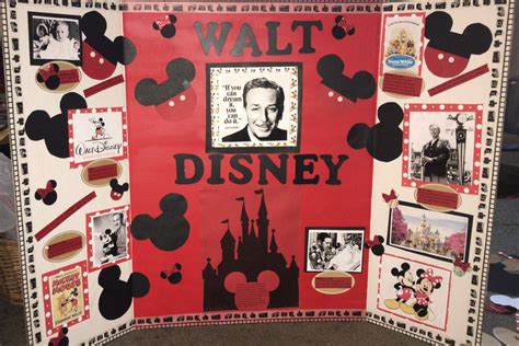 Walt Disney Poster Project Walt Disney Project Board Disney