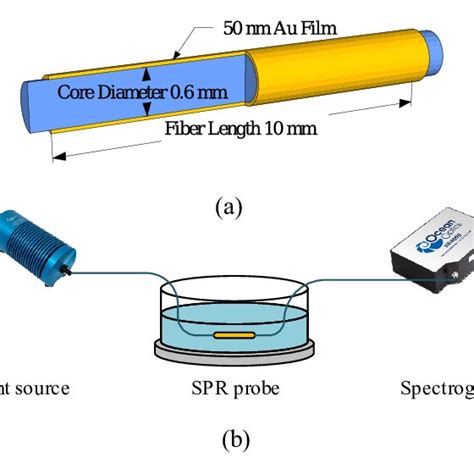 Partial Enlargement Of The Spr Sensor A Schematic Diagram Of The Spr